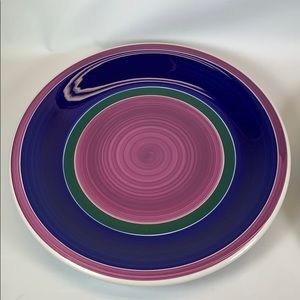 Furio | Dining | Furio Italy Dinner Plates Set 2 Purple Blue Green ...